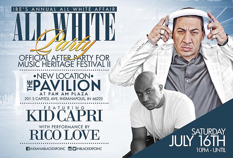 IBE's Annual All White Party with Kid Capri and Rico Love Tickets, Sat ...