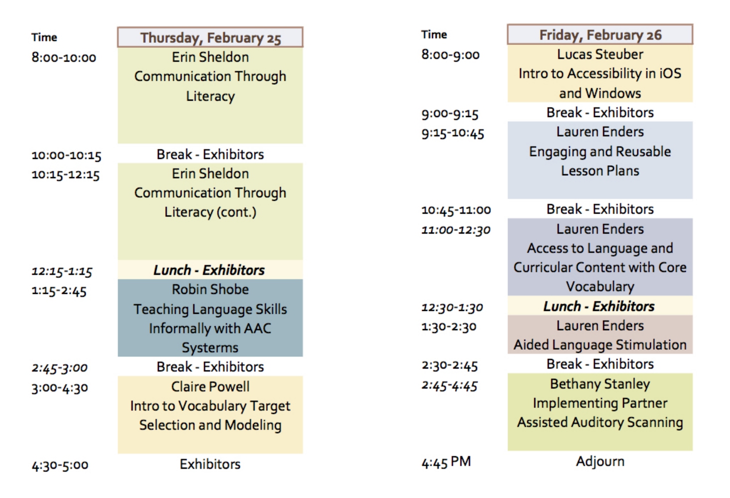 AAC Bootcamp - 2-day AAC Conference in Oregon City, Oregon ...