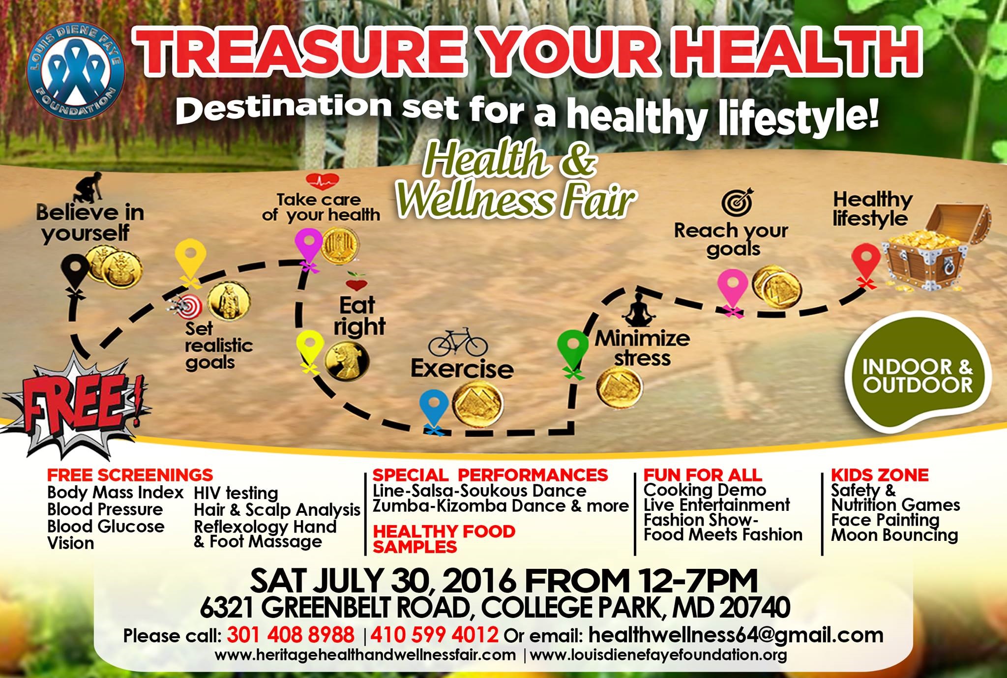 HERITAGE HEALTH & WELLNESS FAIR - Treasure Your Health : Destination ...