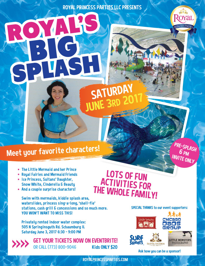 Royal's Big Splash Character Party - 3 JUN 2017