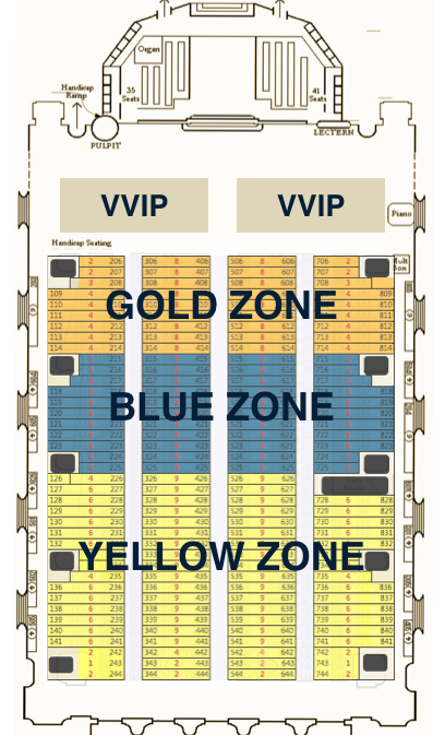 Ny City Center Seating Map