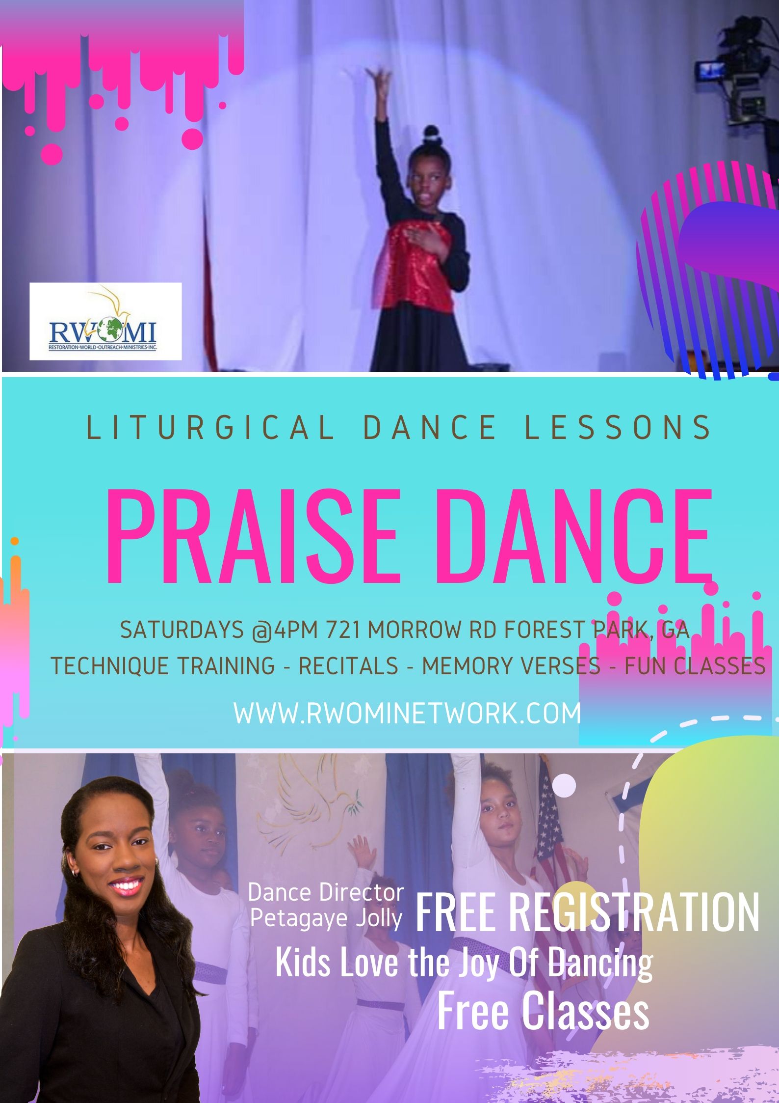 Praise Dance Flyer