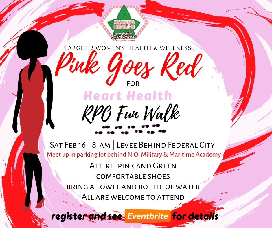 AKA Pink Goes Red: Rho Pi Omega Fun Walk - 16 FEB 2019